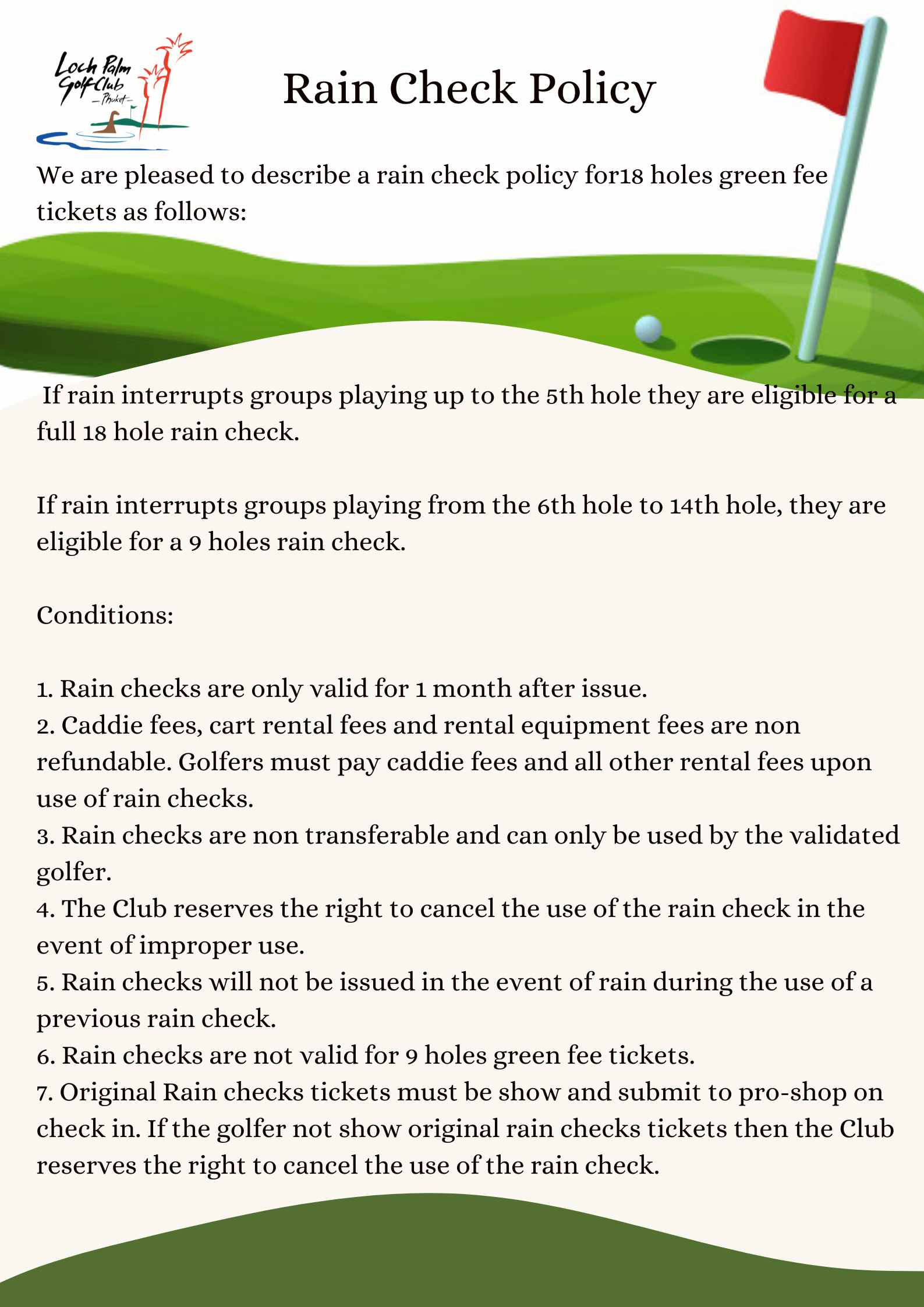 LOCH PALM GOLF CLUB – The Singapore Island Country Club