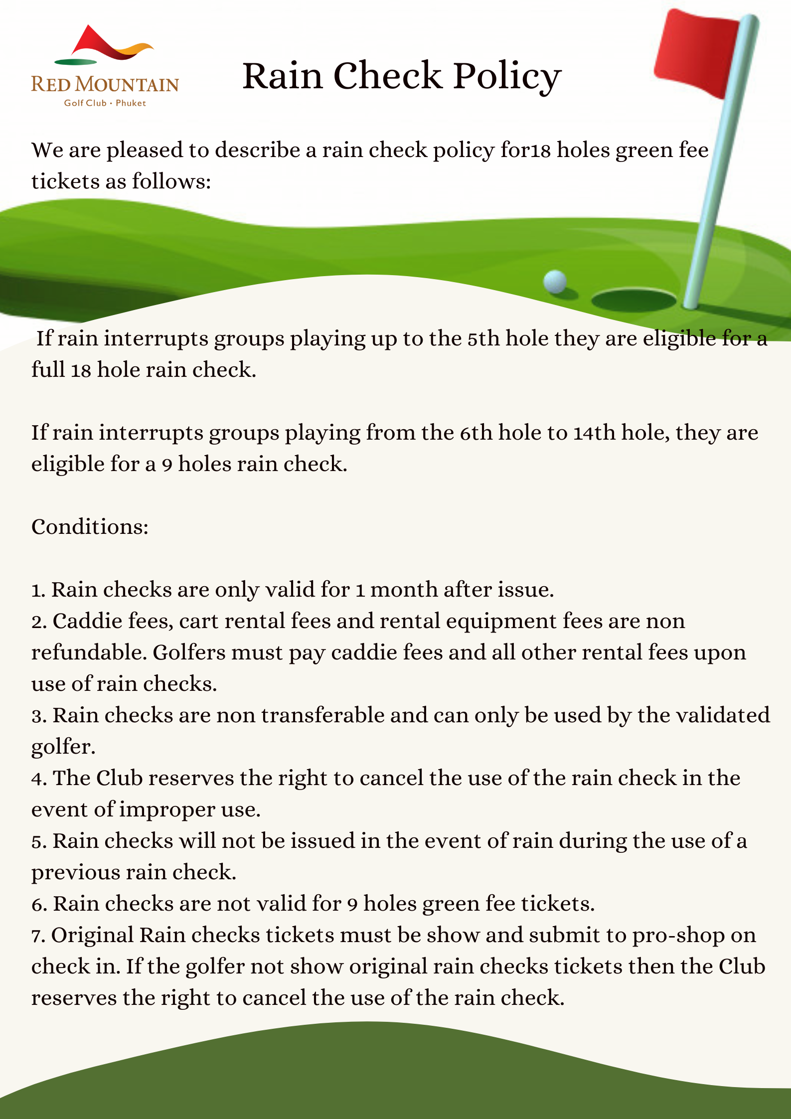 RED MOUNTAIN GOLF CLUB – The Singapore Island Country Club