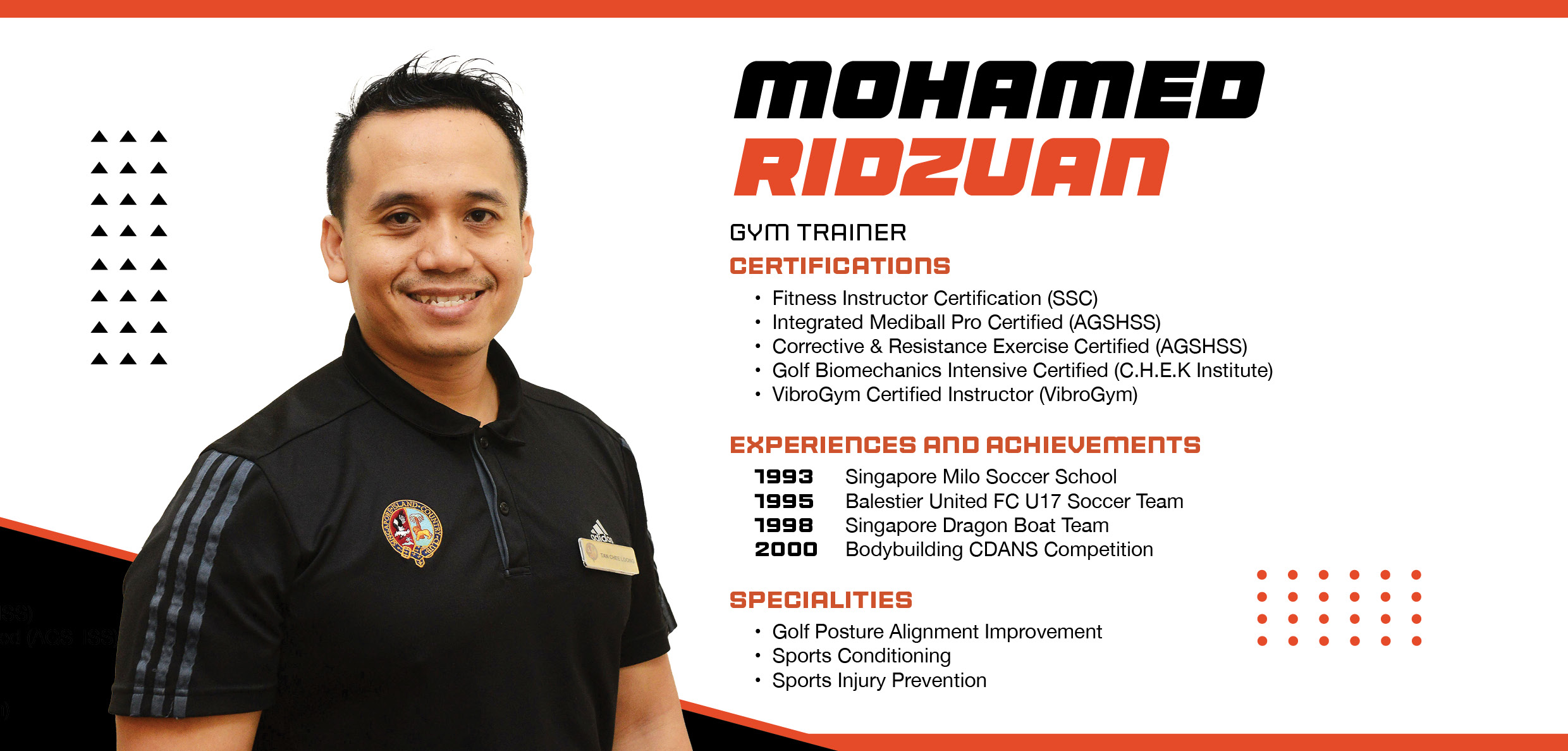 The Bukit – Fitness Zone – The Singapore Island Country Club