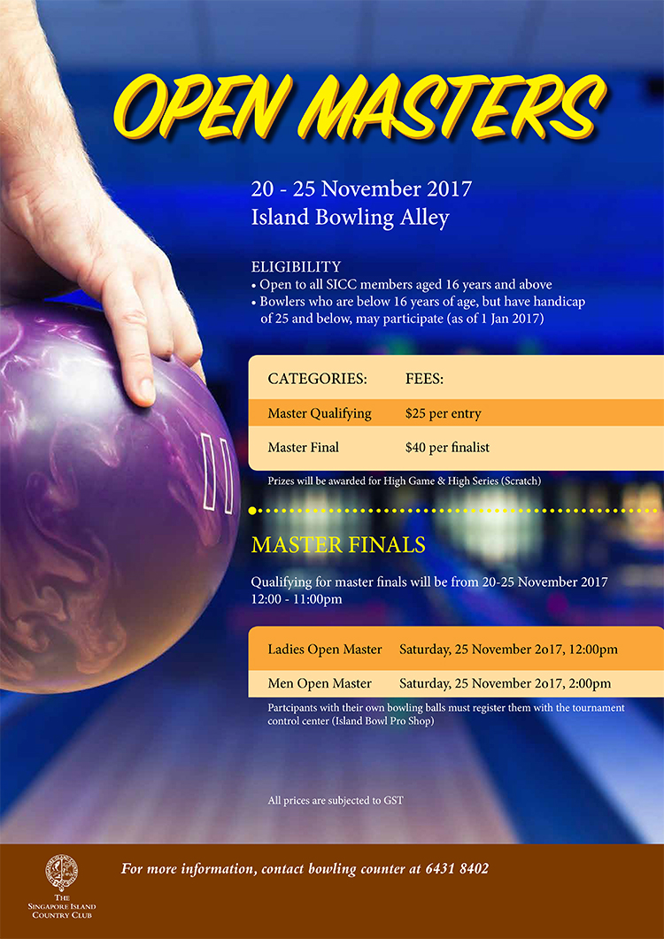 OPEN MASTERS – The Singapore Island Country Club