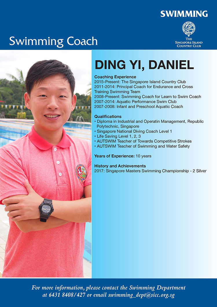 SWIMMING _ DANIEL DING YI – The Singapore Island Country Club