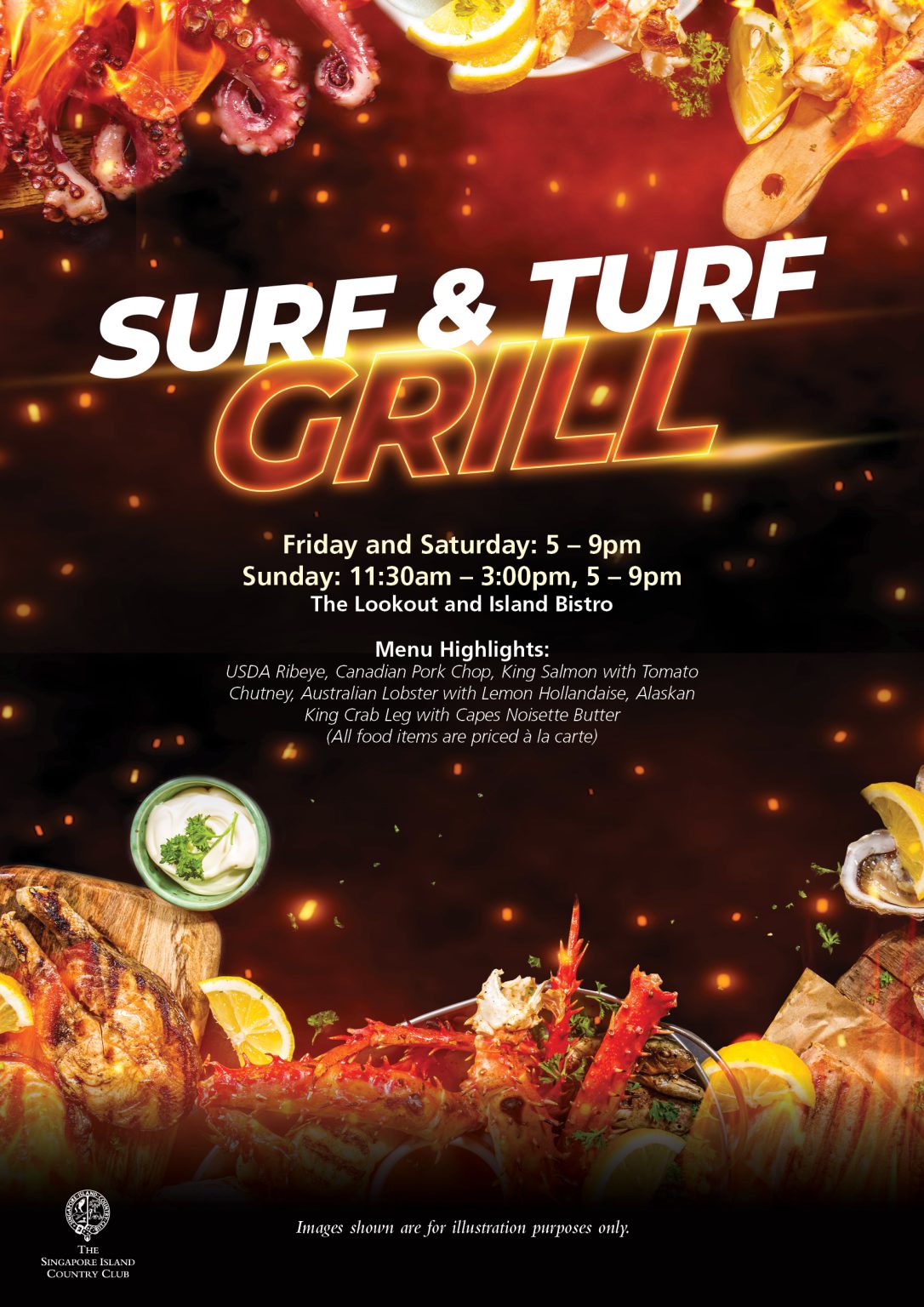 Surf & Turf Grill – The Singapore Island Country Club