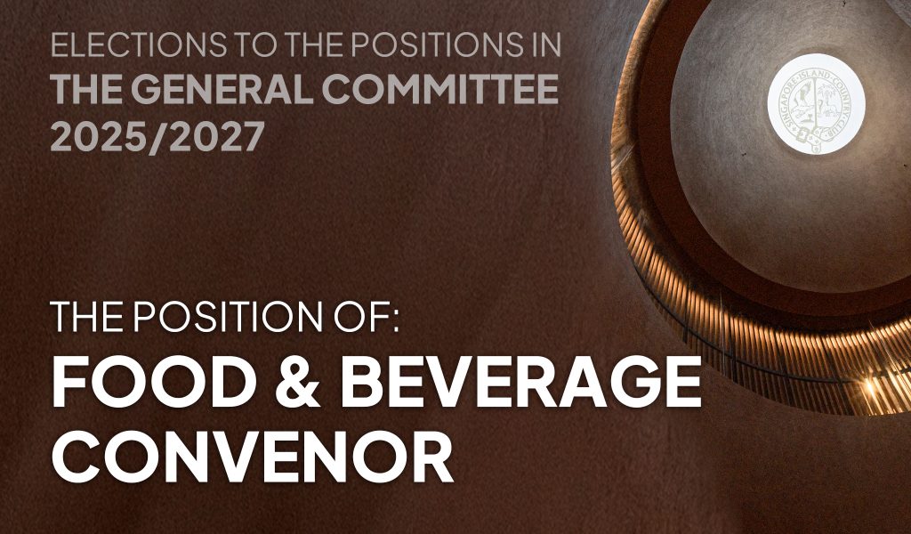 Election to The Position in The General Committee 2025/2027 – Food ...