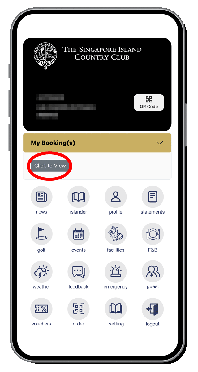 Enhanced SICC Mobile Application – The Singapore Island Country Club