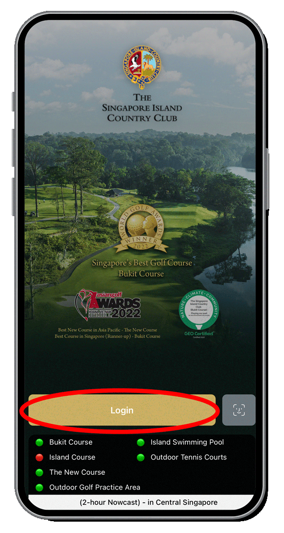Enhanced SICC Mobile Application – The Singapore Island Country Club